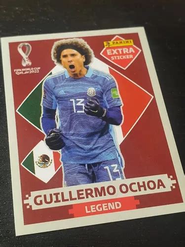 Guillermo Ochoa Base Extra Sticker Panini Qatar En Suba