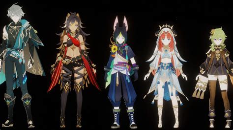 Genshin Impact Sumeru Leaks List Of All Star And Star Characters