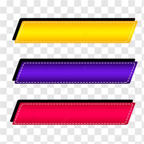 Colorful Text Box Label Title Frame Banner Design Text Box Label