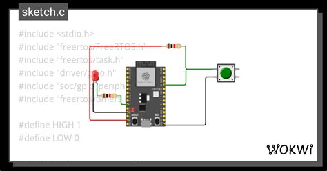 push button wokwi esp32 stm32 arduino simulator
