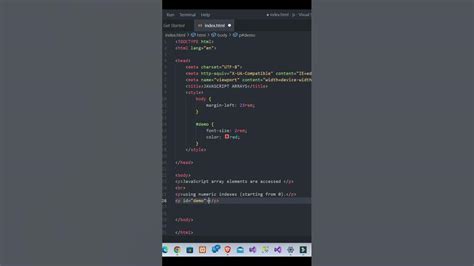 javascript accessing array elements by index number javascript access array index shorts