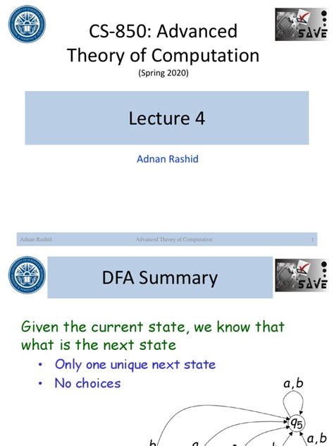 cs 850 advanced theory of computation adnan rashid pdf formalism deductive computing