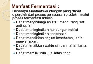 Ppt Teknologi Fermentasi Pptx