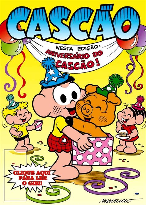 Revistinha do Cascão Nº 335 Edição especial de Aniversário Desenho