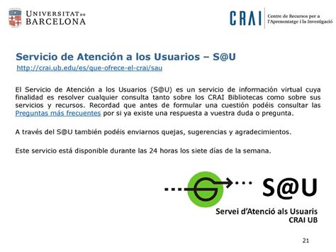Conocer el CRAI Biblioteca de Biblioteconomía y Documentación ppt