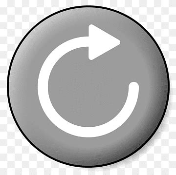 Reset Button Computer Icons Restart Monochrome Black Rim Png Pngwing