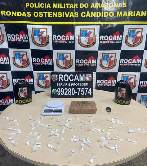 Rocam detém homem por tráfico de drogas na zona leste SSP