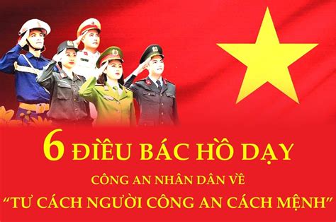 Sáu điều Bác Hồ dạy Công an nhân dân về Tư cách người Công an cách