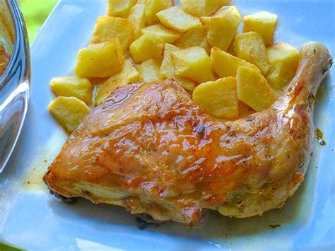 POLLO ASADO CON LIMÓN