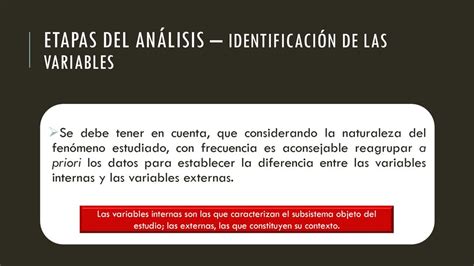 Análisis estructural identificación de variables ppt descargar