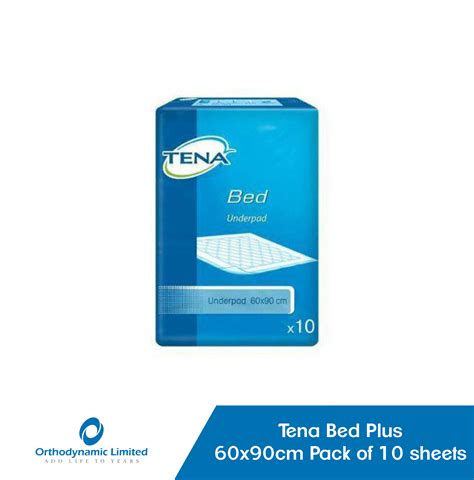 Tena Bed Plus 60x90cm Pack Of 10 Sheets Orthodynamic 0705442020