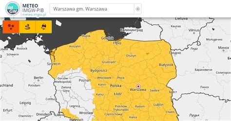 Jaka pogoda dzisiaj Są ostrzeżenia IMGW Pogoda w INTERIA PL