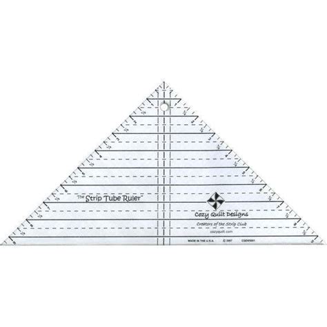 Strip Tube Ruler By Cozy Quilt Designs Cqd Acrylic Ruler For