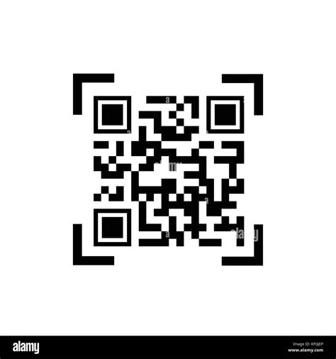Sample Qr Code For Smartphone Scanning Icon Stock Vector Image Art