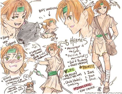 Myth Hermes Character Sheet By Icequeen On Deviantart Greek