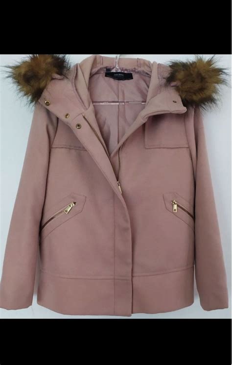 Casaco de Lã Batida Rose Zara Casaco Feminino Zara Usado 86529307
