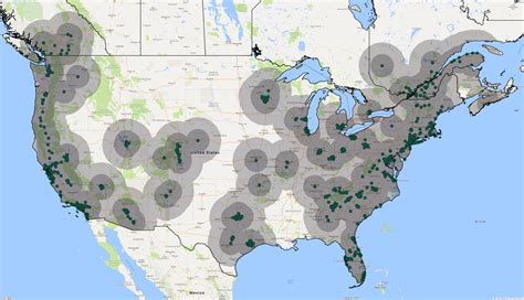 CCS DC Fast Charger Coverage Map