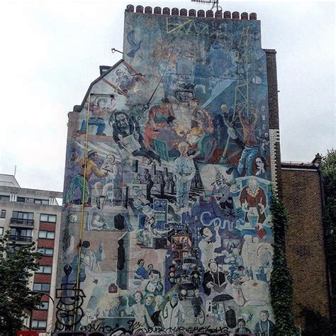 The Fitzrovia Mural By Mick Jones And Simon Barber Fitzrovia London