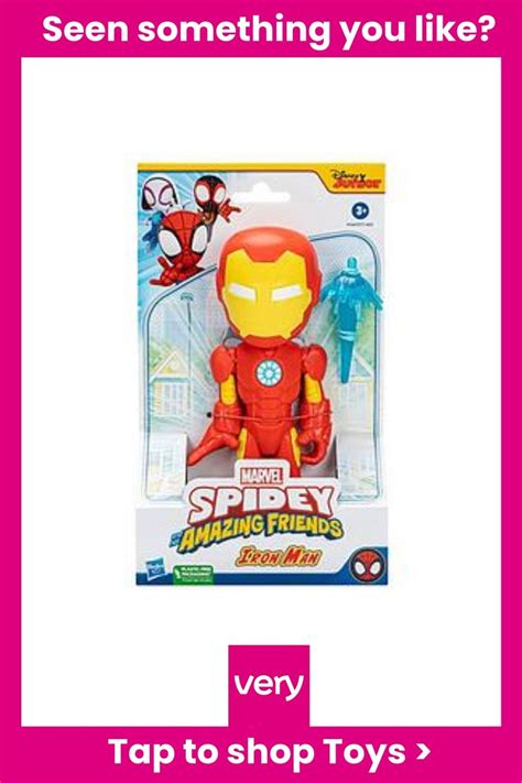 Marvel Spidey And His Amazing Friends Supersized Iron Man Action Figure