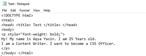 How Do I Make Text Bold In Html Css Pelajaran