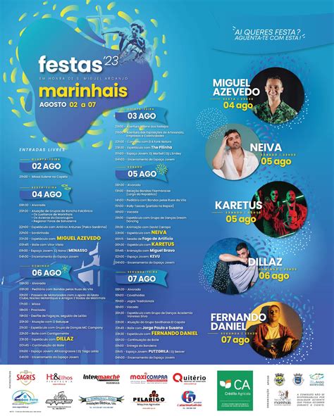 Festas em honra de São Miguel Arcanjo de 2 a 7 de agosto em Marinhais