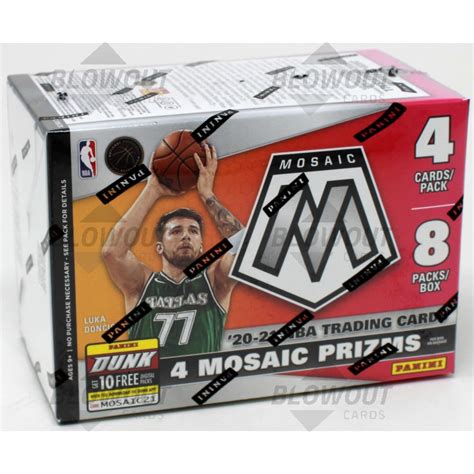 2020 21 Panini Mosaic Basketball Blaster Box