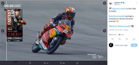 GP Austin FP3 Moto3 Masia Davanti A Tutti PeriodicoDaily Sport