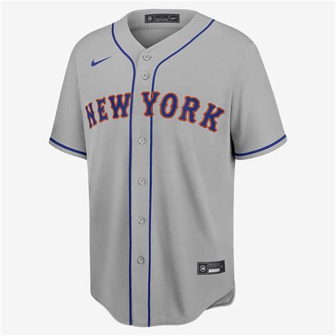 Camiseta de béisbol réplica para hombre MLB New York Mets Jacob deGrom