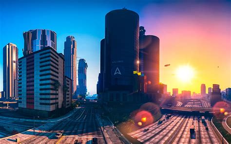 4K Descarga Gratis Gta5 Ciudad Grand Theft Auto V Gta V Fondo De