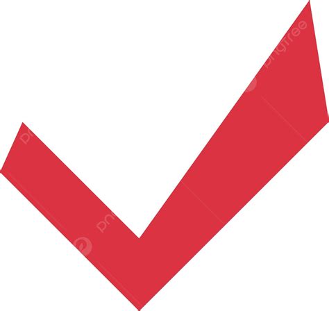 Red Tick Icon Png