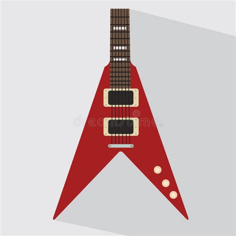 Guitarra Eléctrica Diseño De Fondo Decorativo De Ilustración Vectorial
