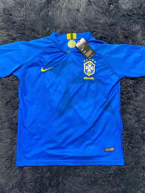 Camisa Infantil do Brasil Azul Seleção Brasileira Criança Roupa