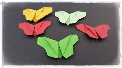 CÓMO HACER MARIPOSA DE PAPEL ORIGAMI Mariposas Fácil YouTube