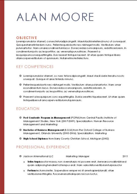 Free Resume Templates