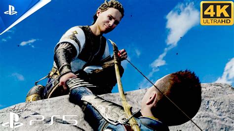 Heim Dal Catches Atreus Sneaking Into Asgard God Of War Ragnarök Part