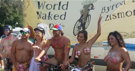 World Naked Bike Ride Byron Bay