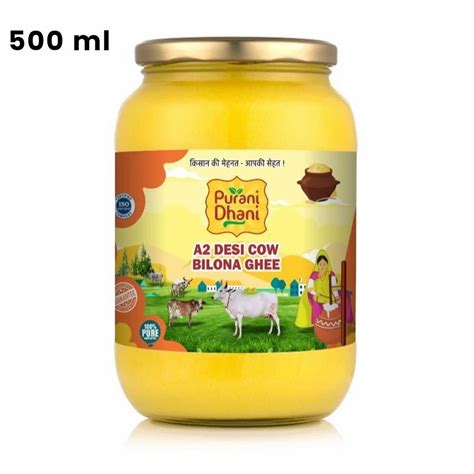 500ml A2 Desi Cow Bilona Ghee At Rs 850 Jar Bilona Cow Ghee In Pilani
