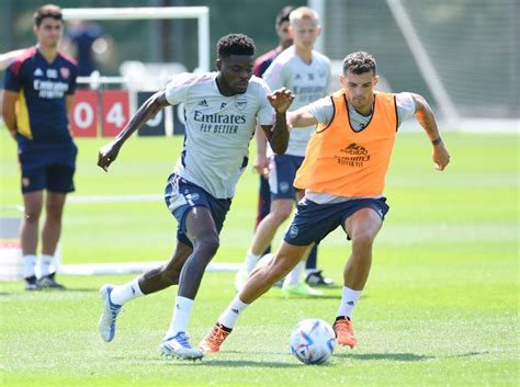 Afcstuff On Twitter Thomas Partey Granit Xhaka In Arsenal Training