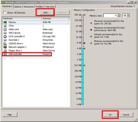 HOW TO Add And Connect A USB Device To A Virtual Machine Hosted On