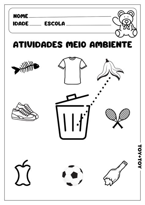 Atividades Infantil Meio Ambiente TOY TOY