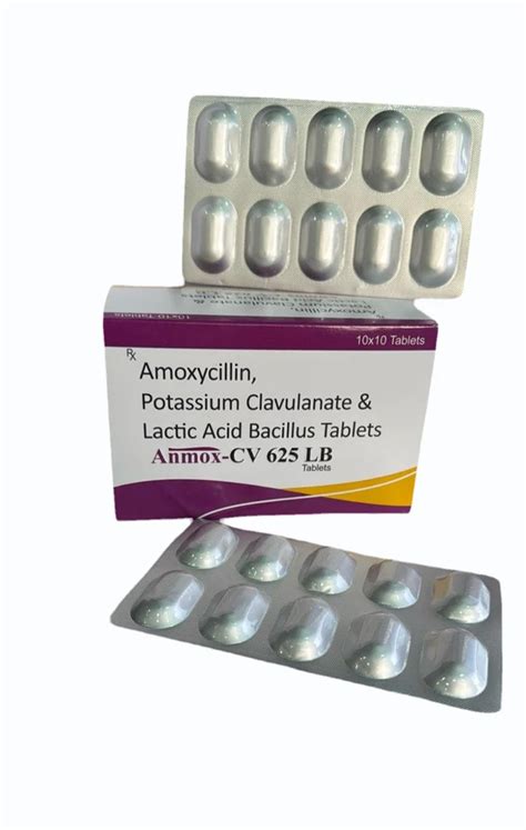 Anmox Cv Lb Amoxicillin Potassium Clavulanate Lactic Acid