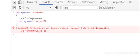 referenceerror cannot access ‘xxx‘ before initialization csdn博客