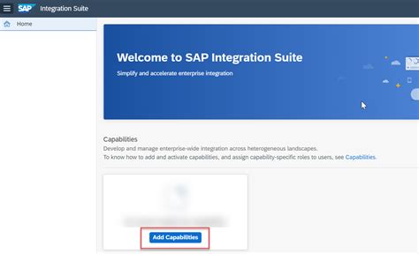Preparing Your Sap Integration Suite Tenant Sap Tutorials
