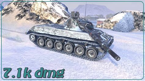 Škoda T 50 5 frags 7 1k dmg WoT Blitz YouTube