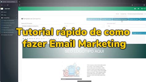 Tutorial rápido de como fazer Email Marketing YouTube