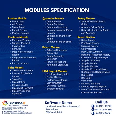 Inventory Management Software In Bangladesh Sunshine It