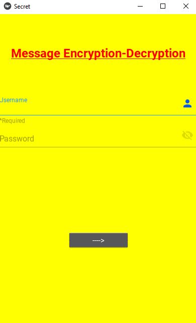 Github Aditya00778message Encryption Decryption App Using Python Kivy It Is An App Based On