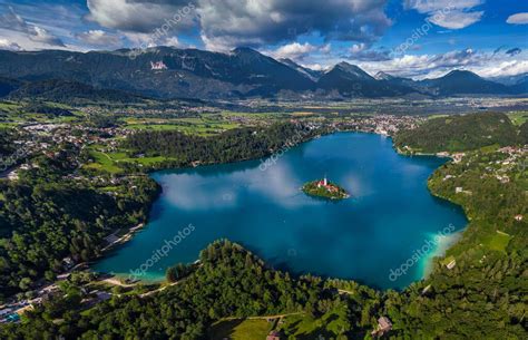 Bled Eslovenia Vista Panor Mica A Rea Del Lago Bled Blejsko Jezero