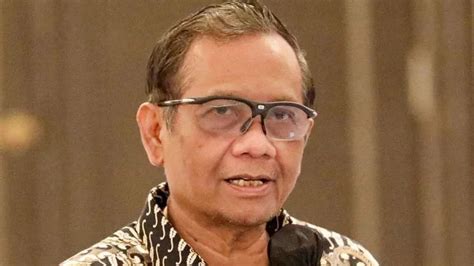Mahfud MD Sebut IPK RI 2022 Anjlok Bukan Hanya Penilaian Ke Eksekutif