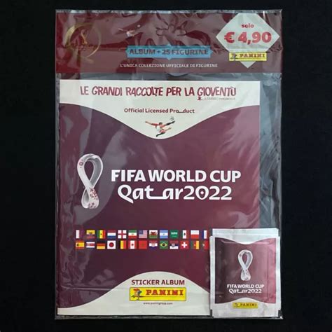 STARTER PACK PANINI STICKER ALBUM FIFA World Cup Qatar 2022 Italian